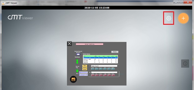 How to hide the orange Start button in cMT-Viewer - Maple Systems