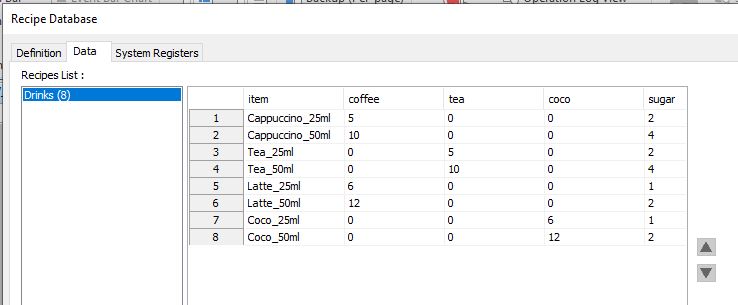 Recipe Database Vs Recipe Database Editor Maple Systems
