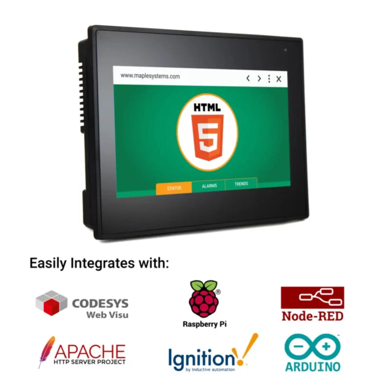 7" High Brightness, C1D2 Web HMI
