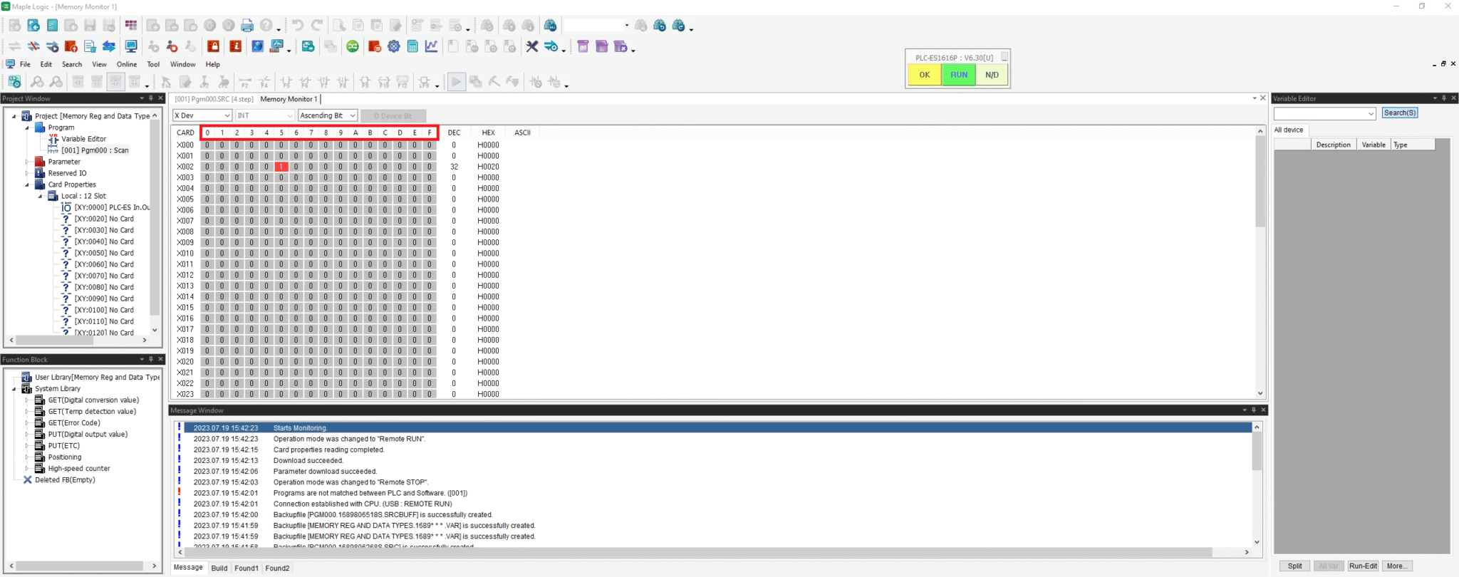 PLC Registers and Data Types - Maple Systems