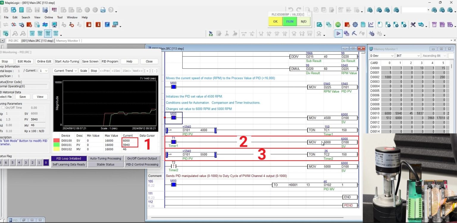 How to Control Motor Speed Using a PID Loop, Pulse Width Modulation and ...