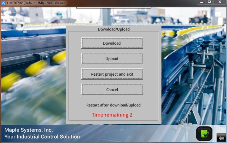 Uploading a Project from an HMI to a PC via a USB Flash Drive or SD ...