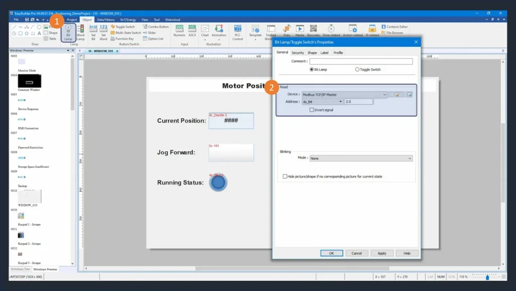 Stepper Motor and Servo Motor Positioning