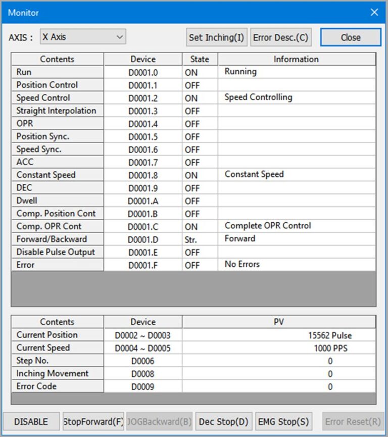 Stepper Motor and Servo Motor Positioning
