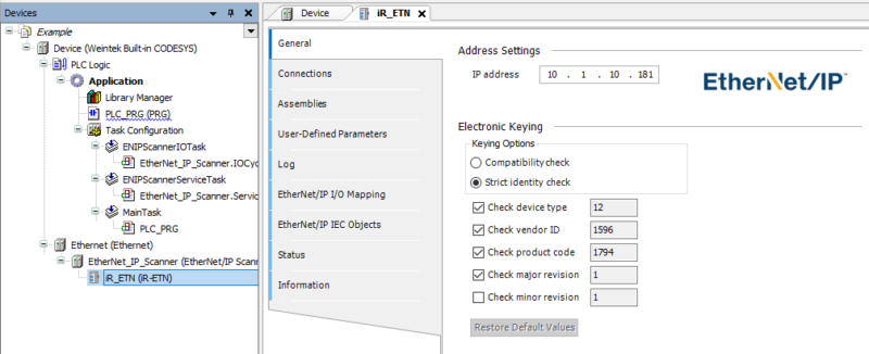 Using EtherNet/IP with Codesys - Maple Systems