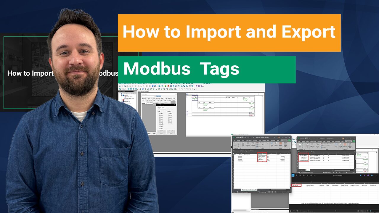 How to Import and Export Modbus Tags - Maple Systems