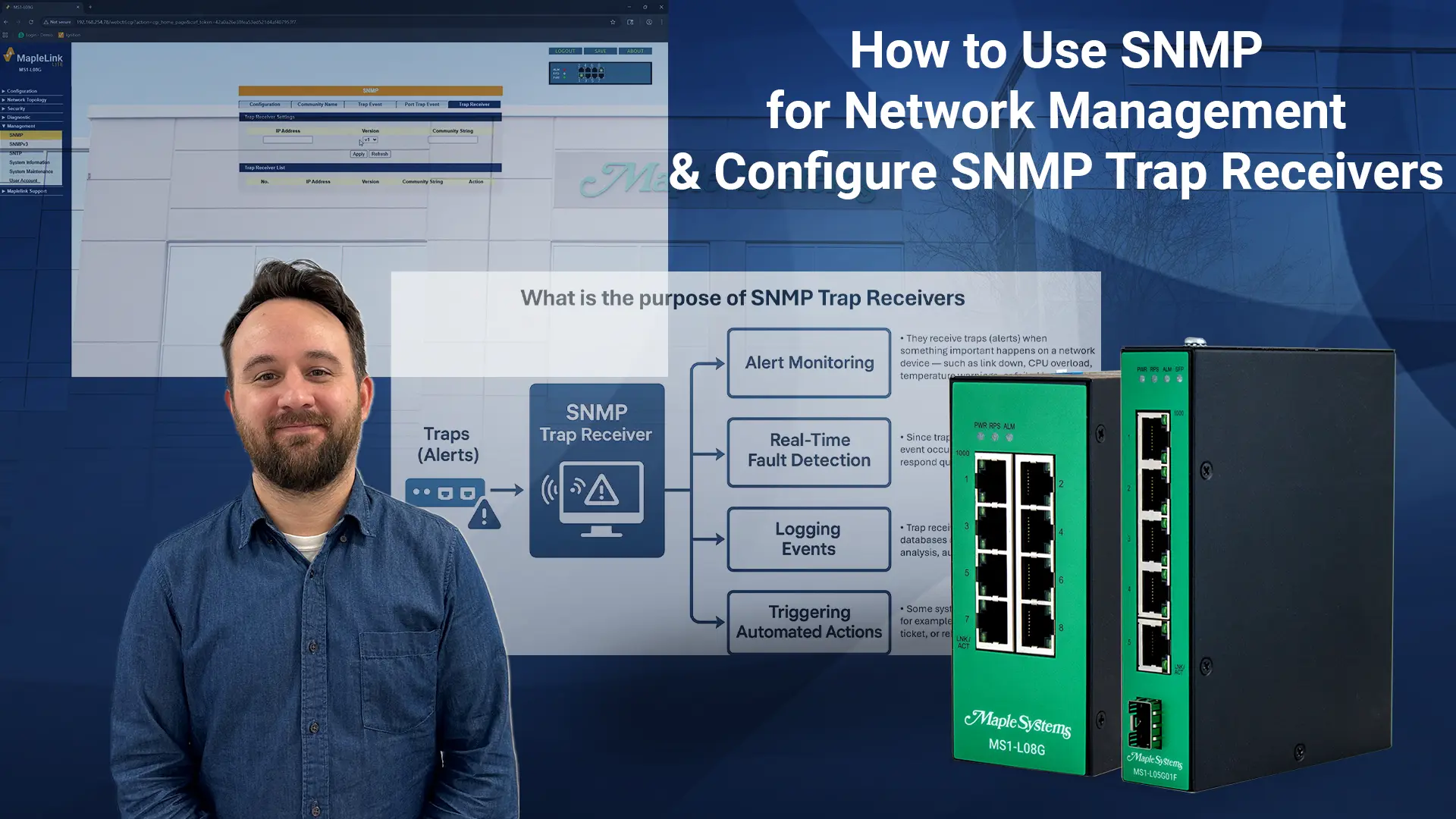 How to Use SNMP for Network Management & Configure SNMP Trap Receivers ...